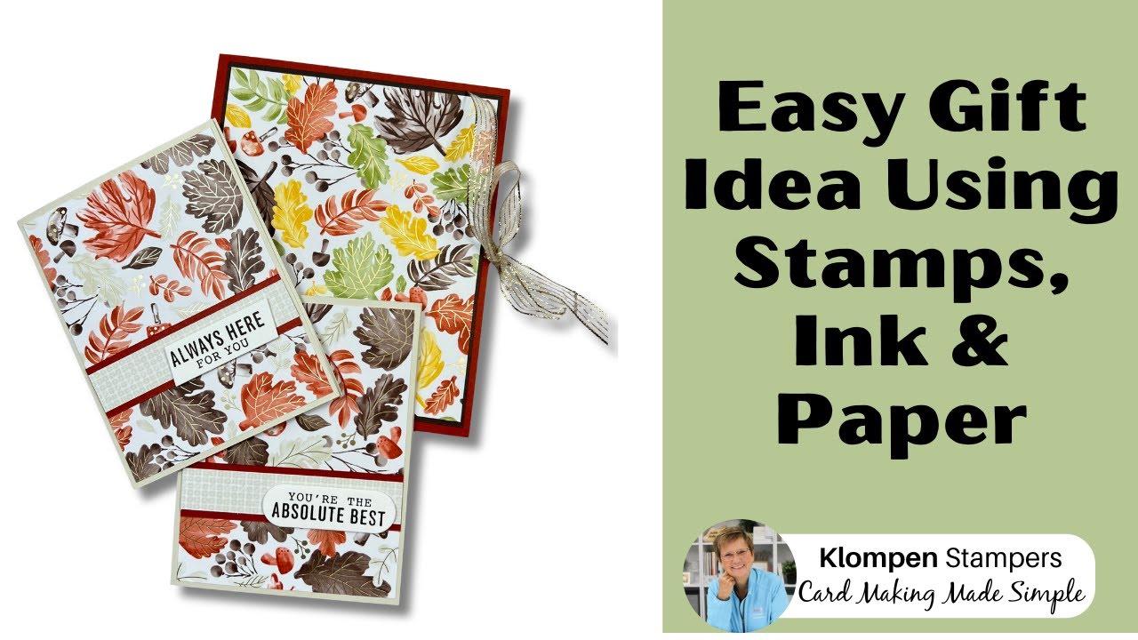 Card Making Gift Idea | DIY Card Folio with Fun Fold Cards Using One Sheet of DSP