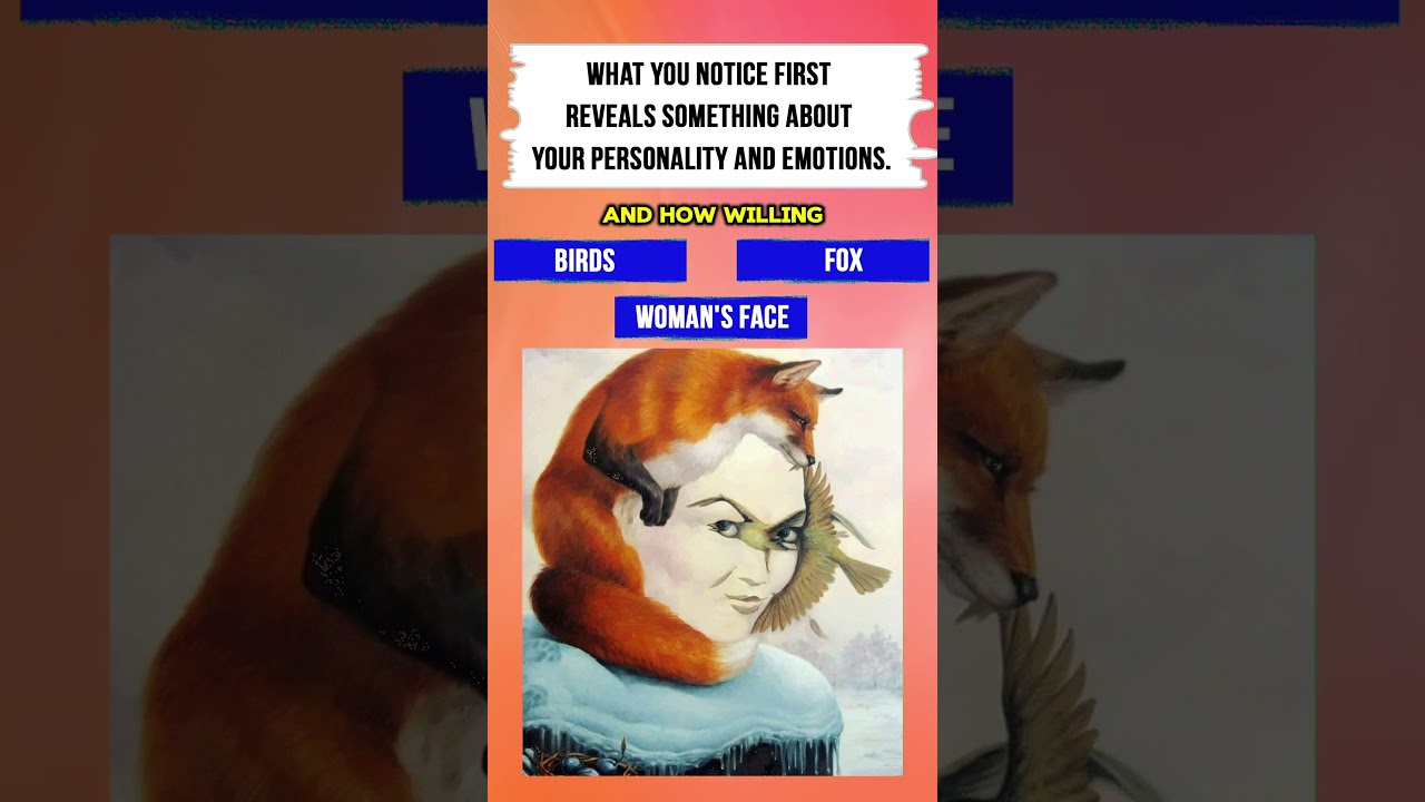 Look at the picture and identify what first caught your attention #test #quiz #psychology