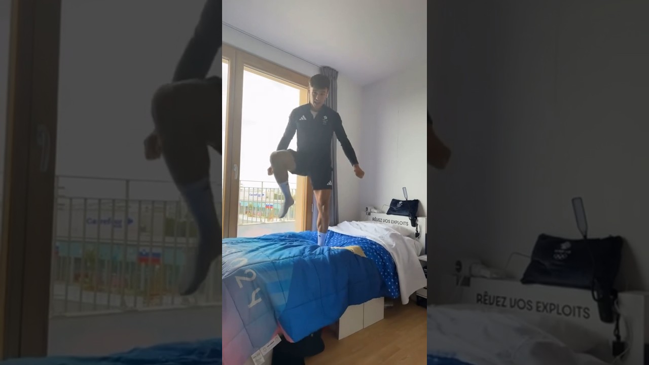 Tom Daley’s Crib: Olympic Village style 🛏️