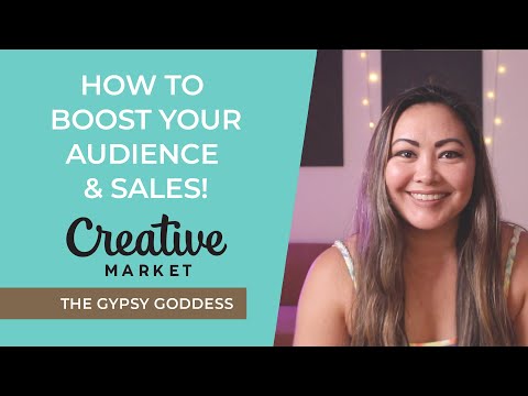 How to Boost your Audience and Sales on Creative Market