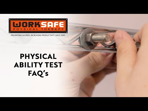 Frequently Asked Questions About Physical Ability Testing | WorkSafe Physical Therapy
