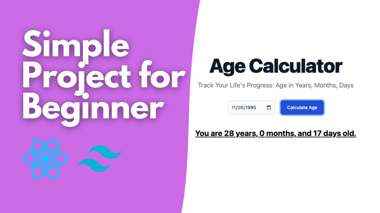 Build Age Calculator App in React: Project for beginner