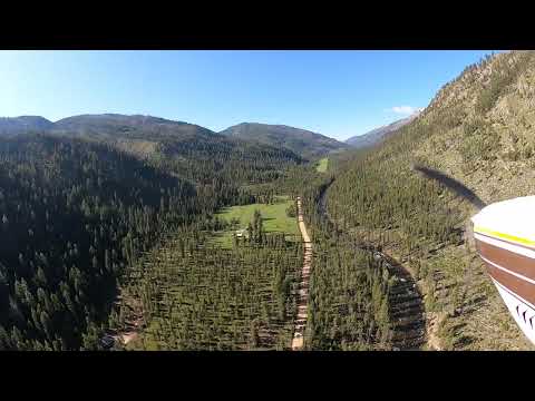 Johnson Creek Airstrip landing