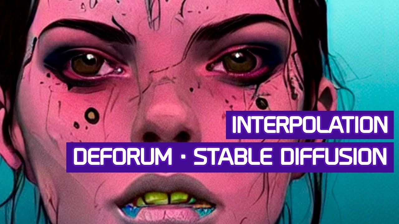 Create animations with Deforum Stable Diffusion - Interpolation mode tutorial