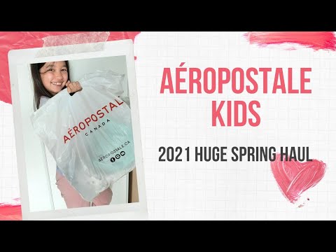 Spring aéropostale kids #aeropostale #clothing #tryonhaul #kids