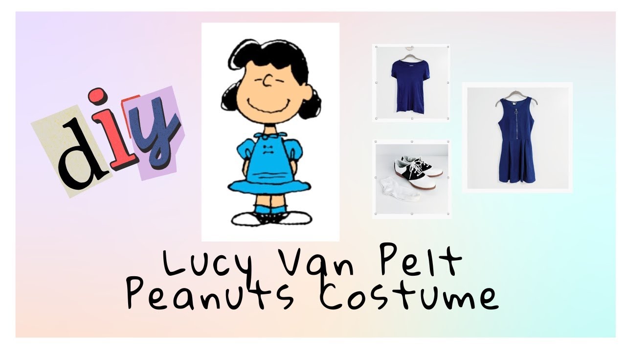 8.3.23 Lucy Van Pelt Peanuts Gang Comic Strip Costume DIY