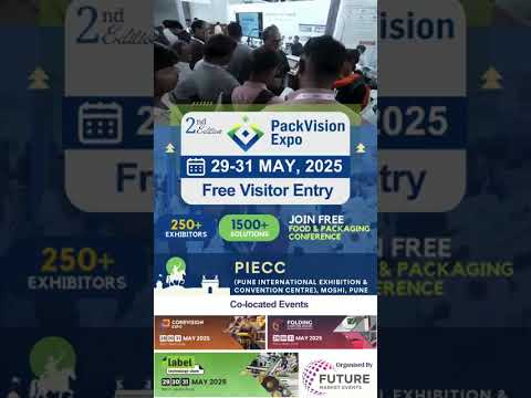 PackVision Expo 2025 | May 29–31 | PIECC, Moshi, Pune @futuremarketevents