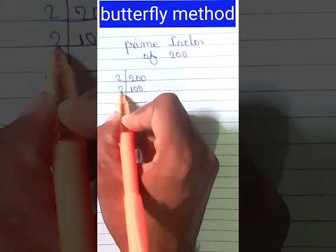 prime factors 200 ka ! prime factors dear sir #shorts #maths #viral