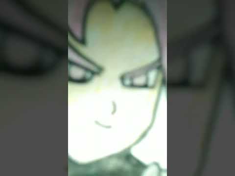 How to draw Goku black | Goku black Super Saiyan rosé