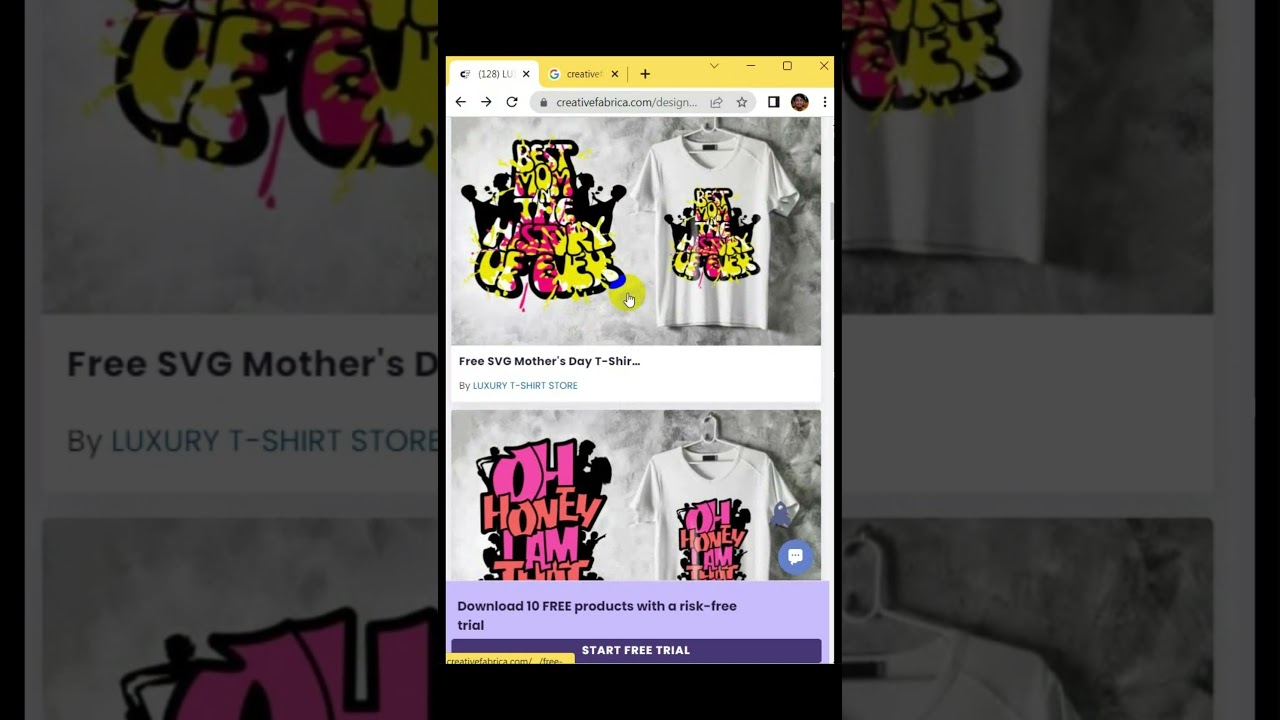 How to Download T-Shirt Designs From Creative Fabrica for almost free #shorts #reels #viral