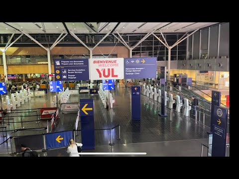 Arriving at Montreal International Airport and connecting to an domestic flight- Walking directions