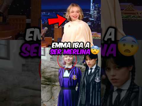 ¿Sabías que Emma Myers pudo haber sido Merlina? 😱 #emmamyers