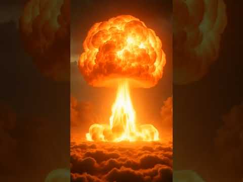 Realistic AI-Generated Hydrogen Bomb Blast | Visual & Audio Experience | 3D #nuclear