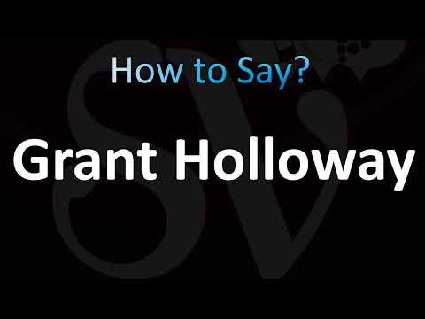 How to Pronounce Grant Holloway (CORRECTLY!)