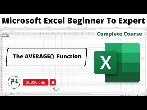 What is the AVERAGE() function in Excel? | And how does it work? #microsoftexcel #exceltutorial #