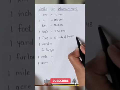 UNITS OF MEASUREMENT #measurement #conversion #yard #length #quickmaths #mathskill #shorts #short