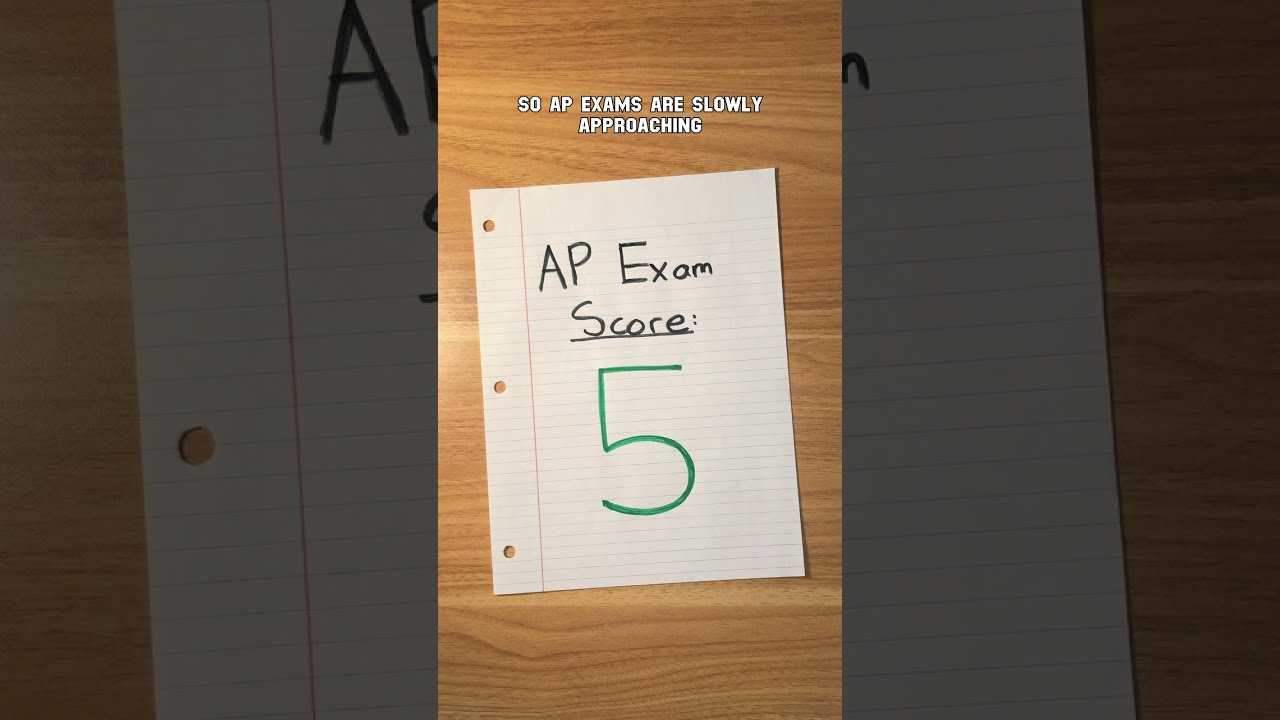 How to Get a 5 on All of Your AP Exams #shorts