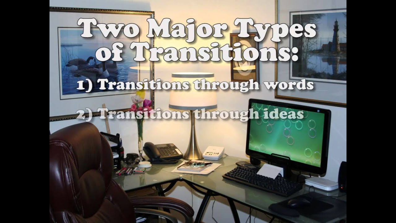 Transitions by Shmoop