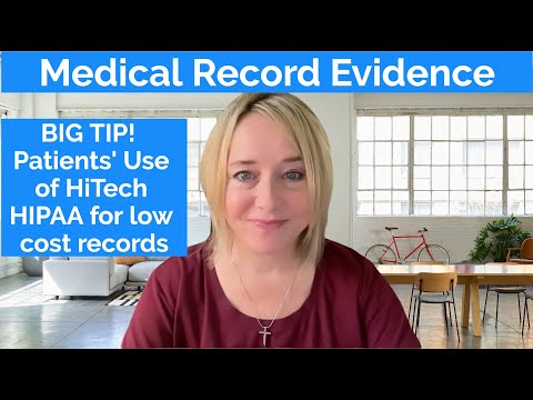 BIG TIP! Patients' Use of HiTech HIPAA for low cost records