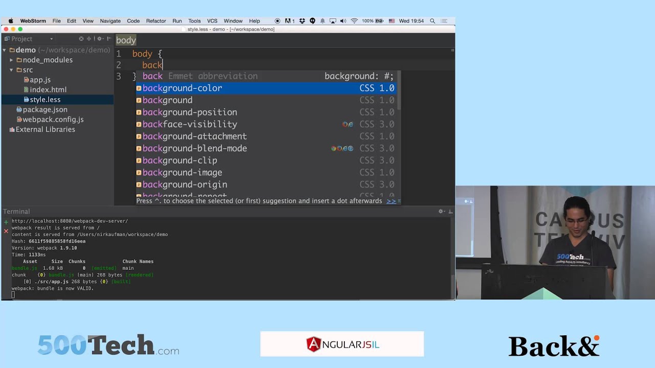 Angular With Webpack — a Guided Tour (Nir Kaufman @ 500tech)