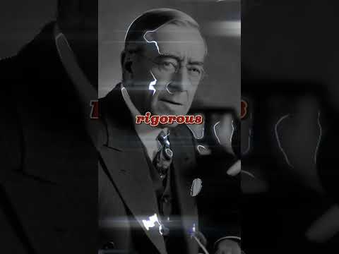 "Woodrow Wilson" The 28th President of the United States in (1913-1921) #history #historyfacts