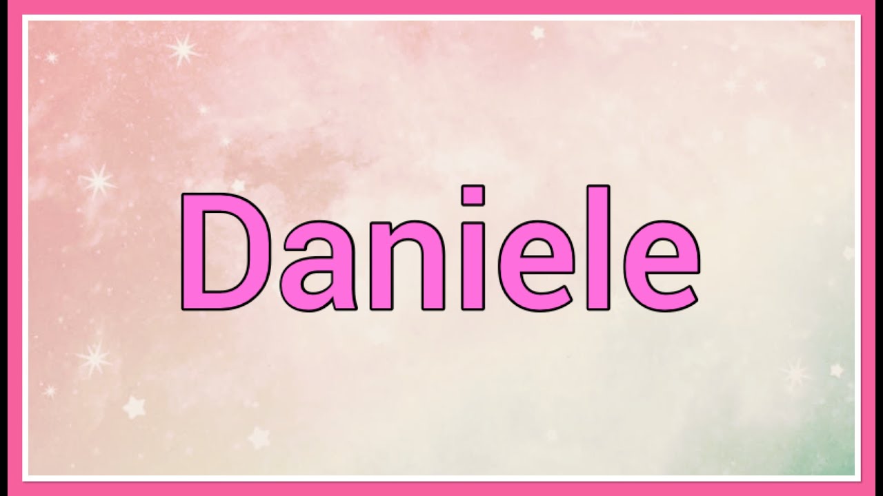 Daniele | Name Origin