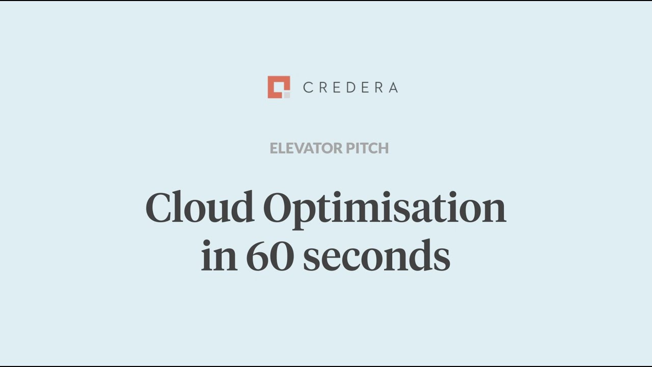 Cloud Optimisation in 60 seconds