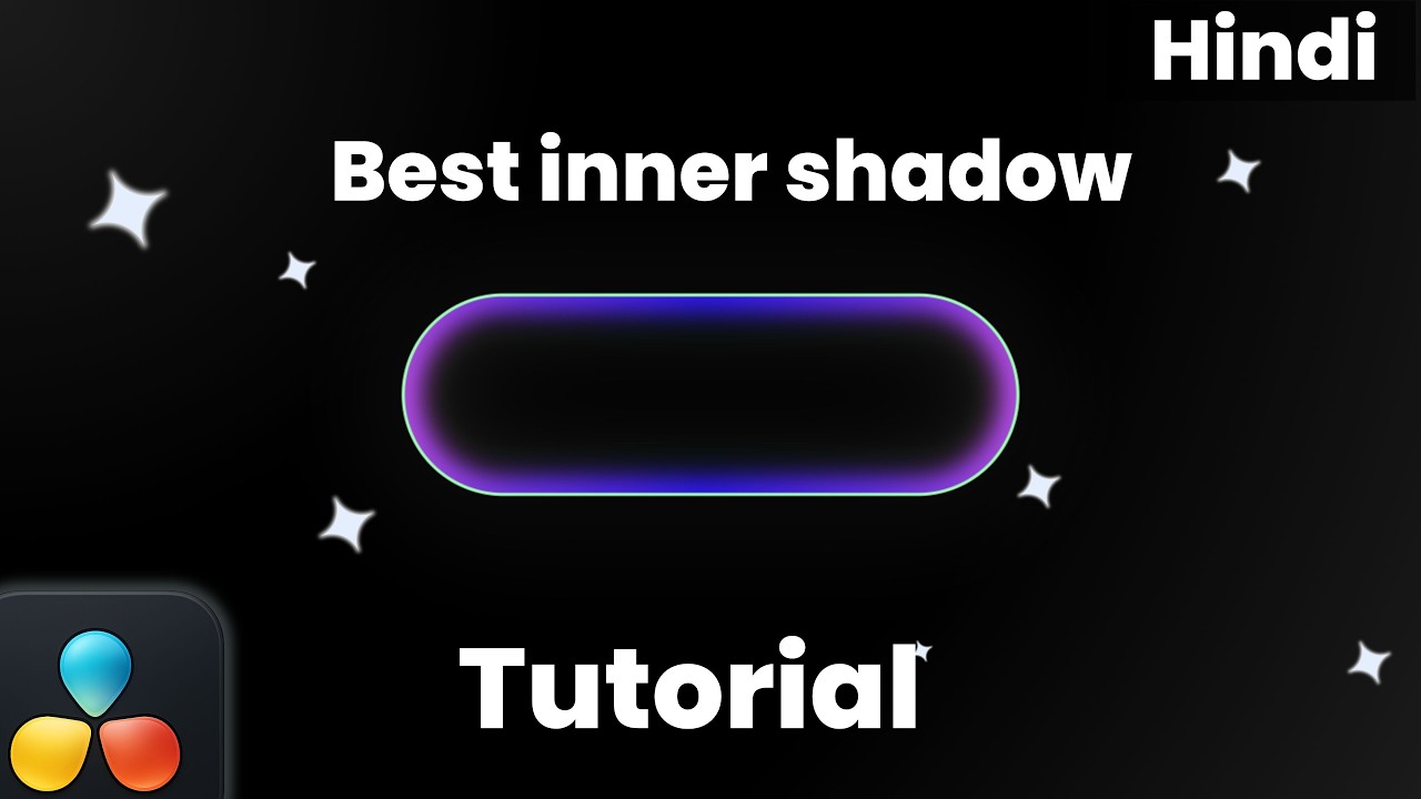 Inner Glow in Davinci Resolve | inner shadow simplest way possible