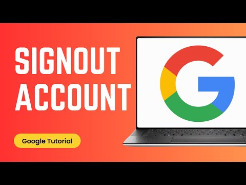 How to Sign Out from Google Account on Laptop