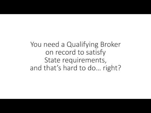 Qualifying Broker of Record - Start a real estate brokerage without being a broker!