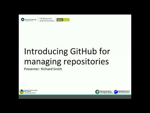 Introduction to Git and GitHub Webinar (in full)