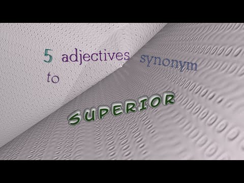 superior - 5 adjectives synonym to superior (sentence examples)