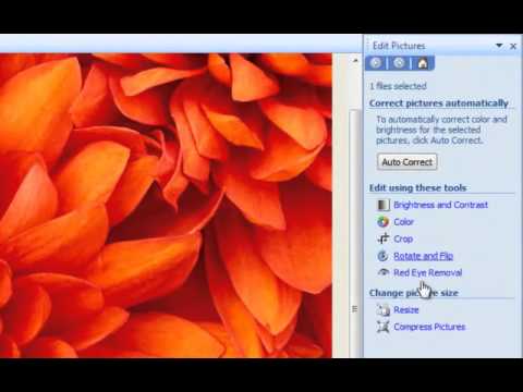 Resizing Images wtih Microsoft Picture Manager