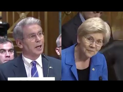 Scott Bessent Just EXPOSED Elizabeth Warren Right To Her Face