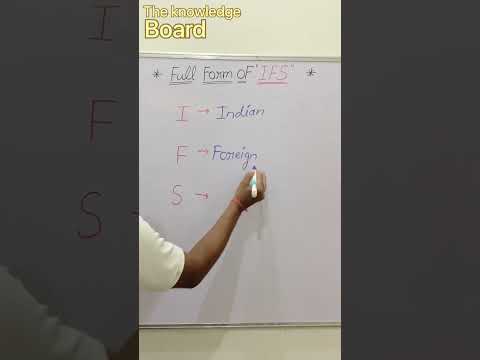 Full form of IFS ? IFS ka full form kya hai ? IFS full form? #shorts #youtubeshorts #upsc #ssccgl