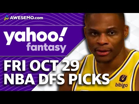 Yahoo Daily Fantasy Basketball Strategy & DFS Picks Tonight | 10/29