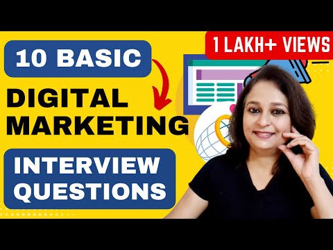 10 Basic Digital Marketing Interview Questions - For Freshers & Experienced | With Sample Answers