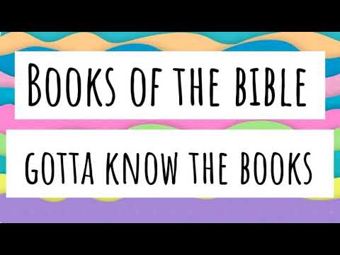 Learn the Books of the Bible "Gotta Know the Books" song by Shai Linne