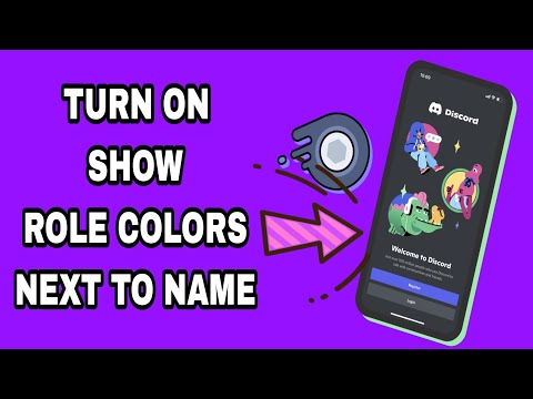 How To Turn On Show Role Colors Next To Names On Discord App