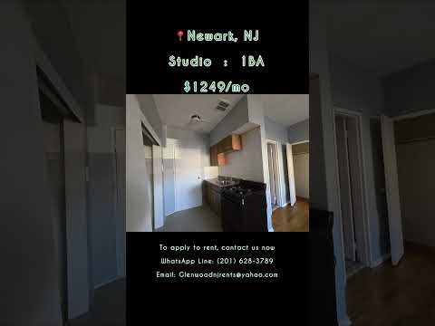 Studio APARTMENT FOR RENT 📍Newark, NJ