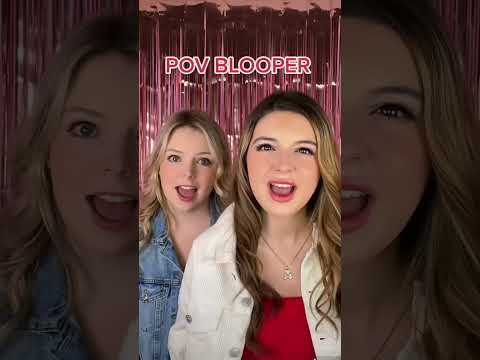 POV BLOOPER😂#acting #funny #friends #cute #fails #shorts