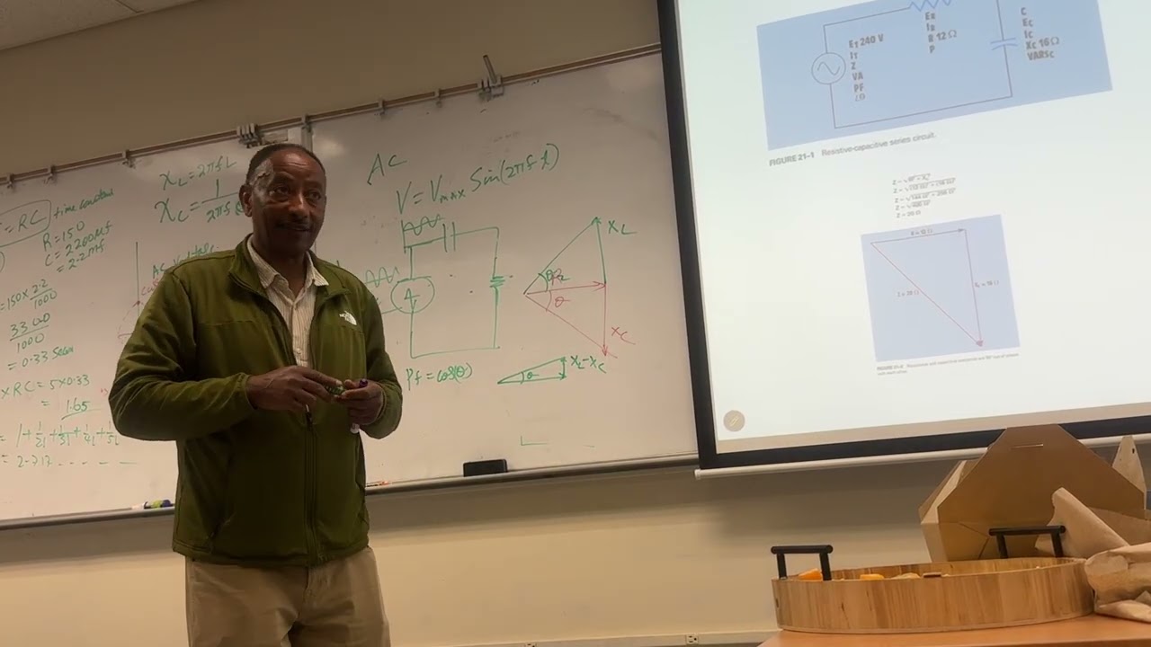 20260511 ET203 Basic electricity capacitors  everything has frequency
