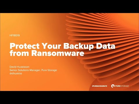 Protect Your Backup Data from a Ransomware Attack