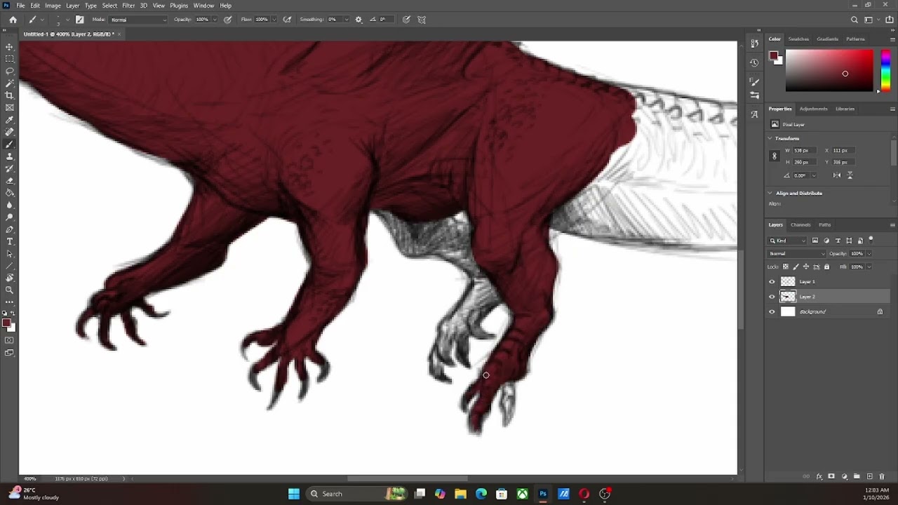 Fire Dragon SPEEDPAINT - 2026