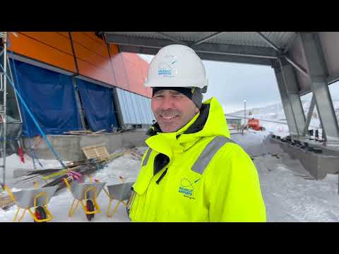 The new terminal building in Nuuk