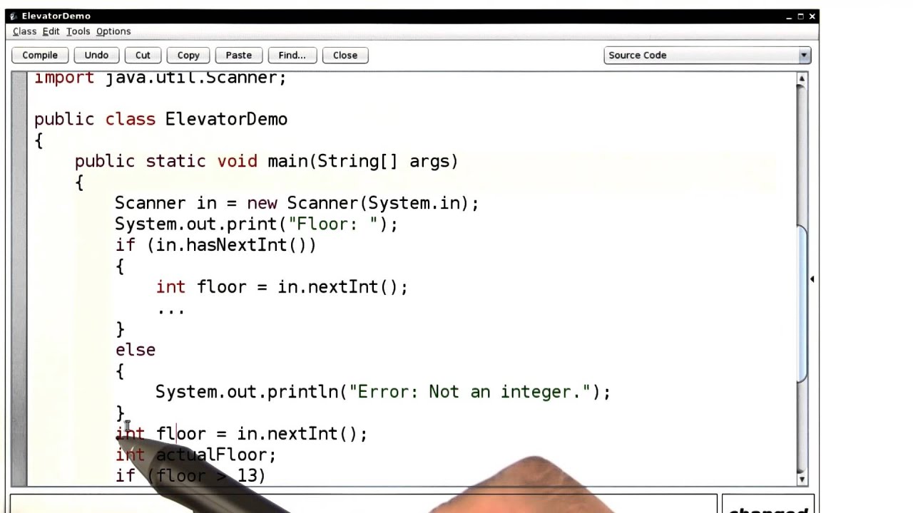 Elevator Demo with Input Validation - Intro to Java Programming