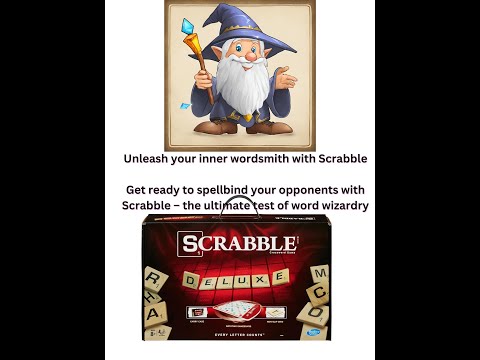 Unleash your inner wordsmith with Scrabble – Buy here https://amzn.to/3J8Txic
