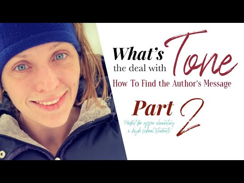 What’s the Deal with Tone: One Way to Begin Reading An Author’s Tone in A Text