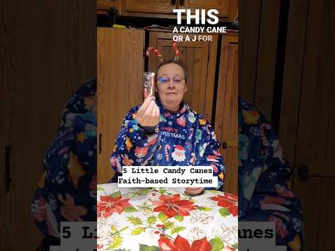 What does the candy cane represent? 5 Little Candy Canes Faith-based Storytime for your kids