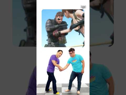 How Legit is Venom Snake’s Knife Disarm vs Quiet in MGSV? #shorts